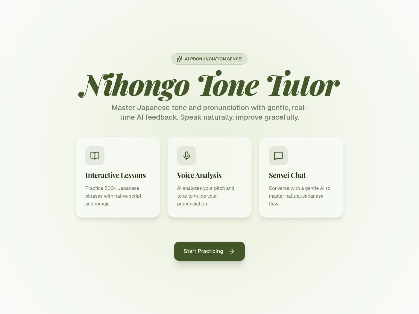 Nihongo Tone Tutor