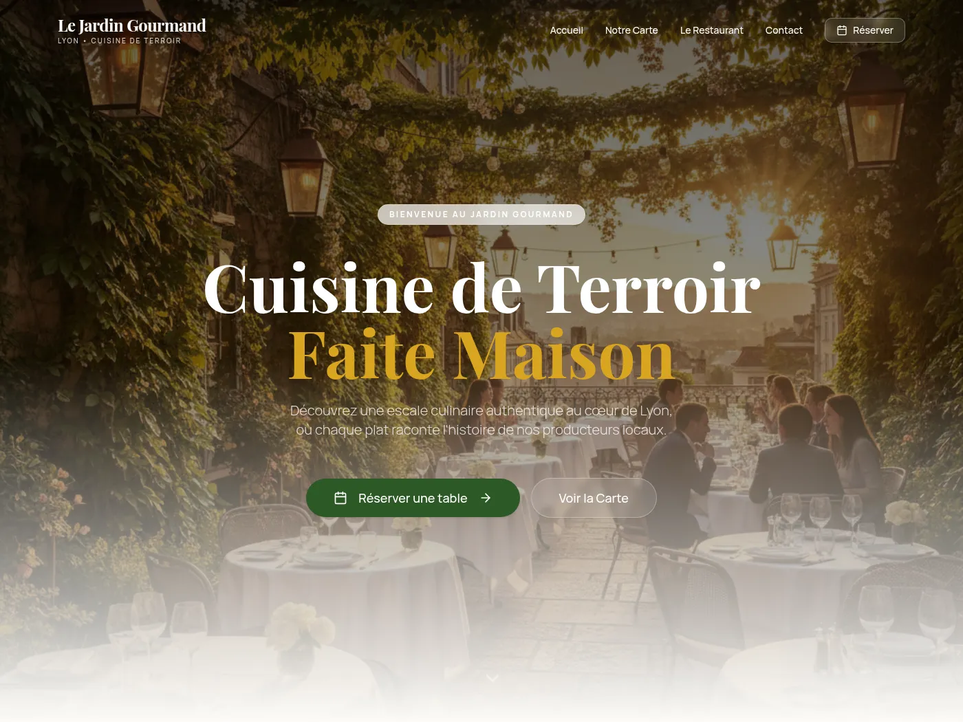Le Jardin Gourmand Site