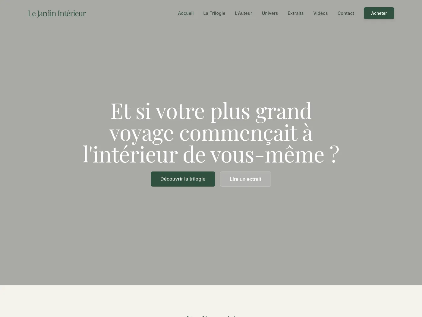 Le Jardin Intérieur Site