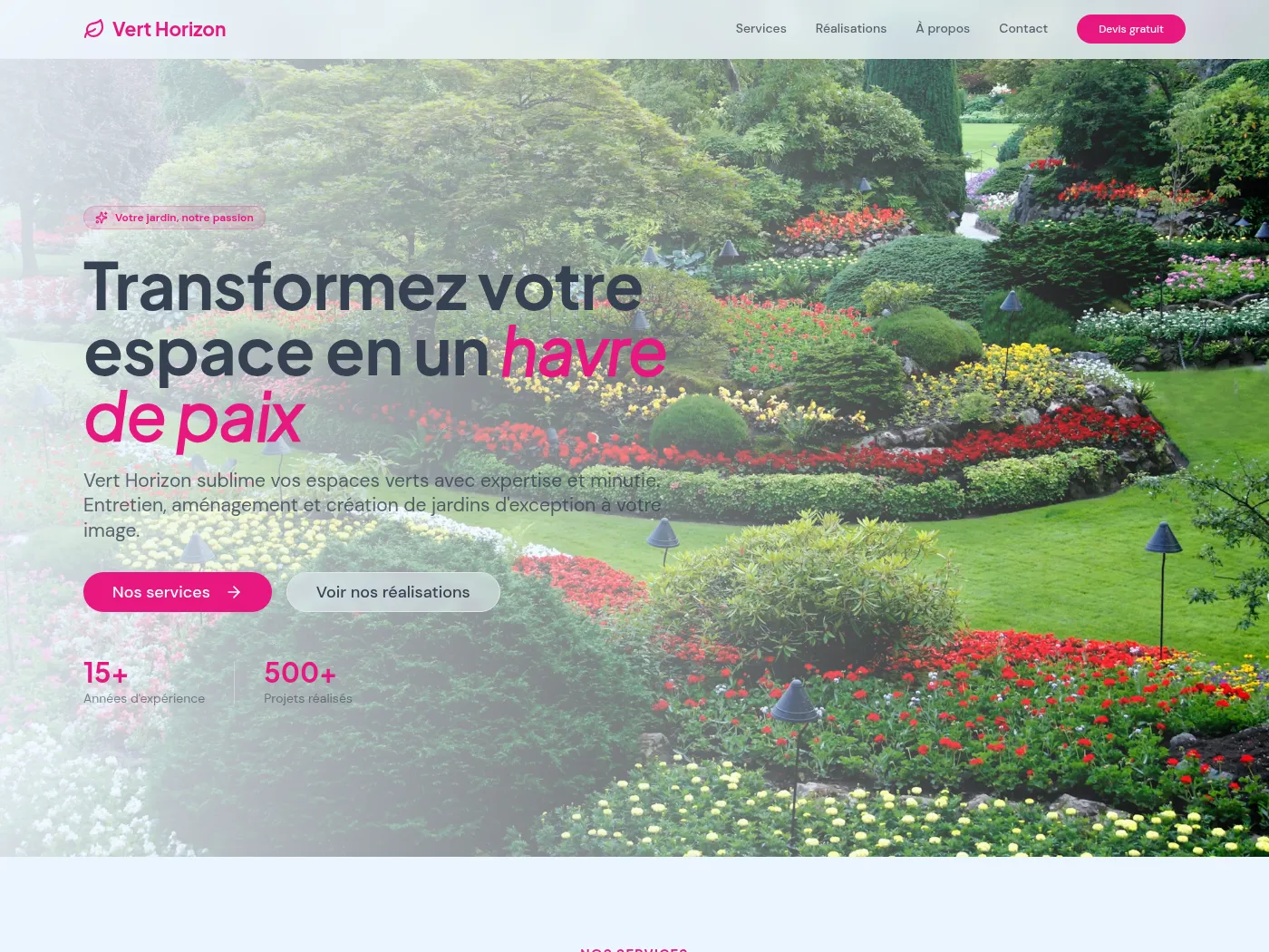 Jardinier Web Présence