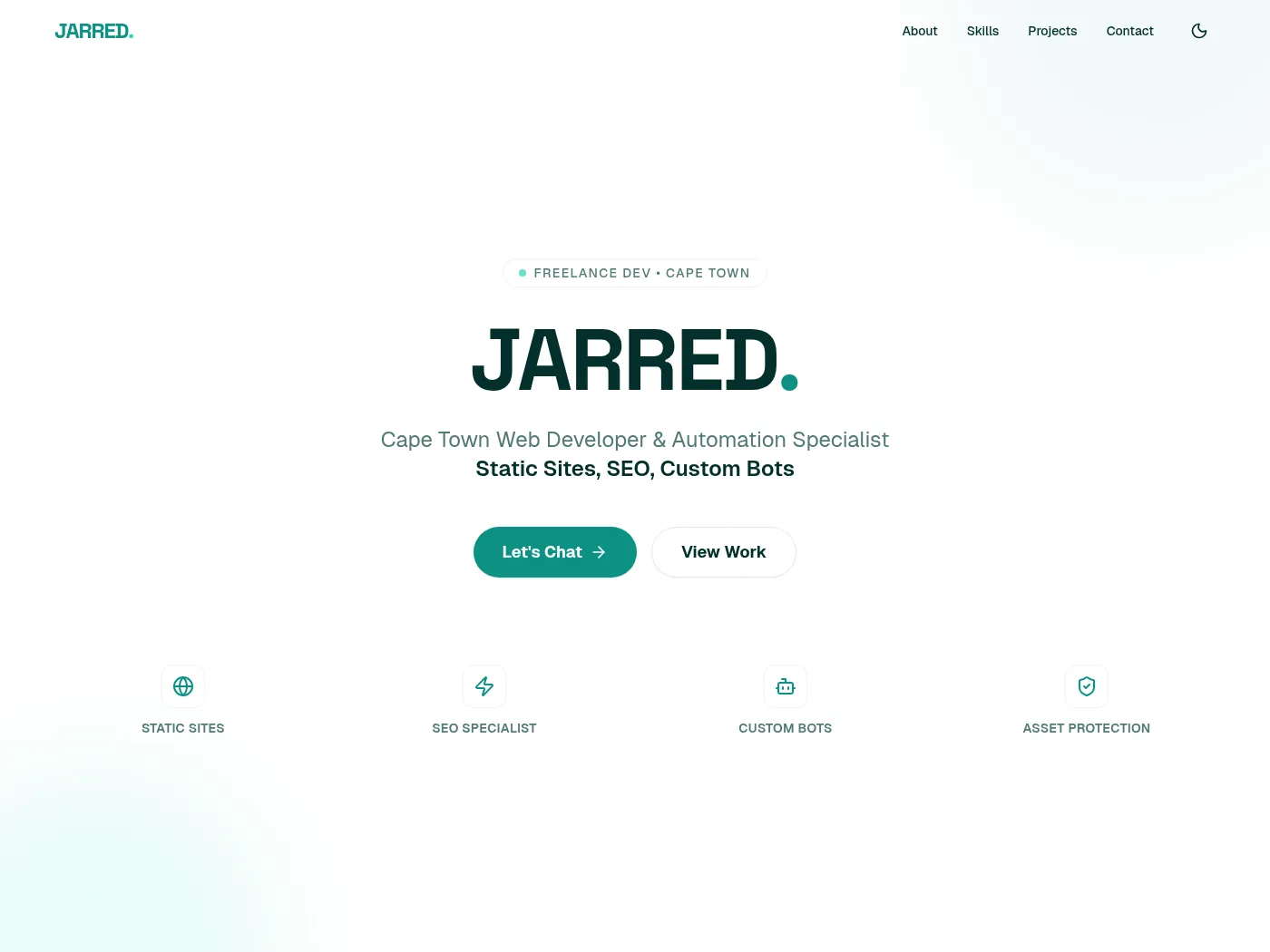 Jarred’s Portfolio Hub