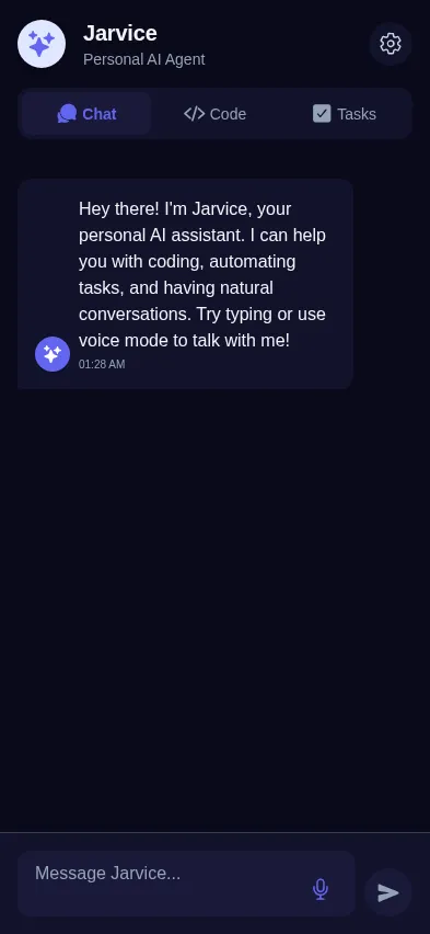 Jarvice Personal AI Agent