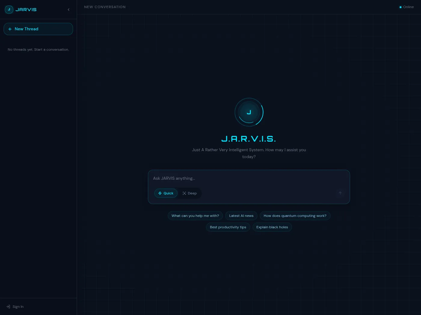 Jarvis AI Assistant