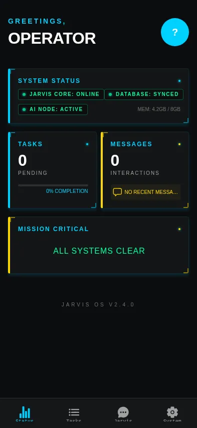 Jarvis AI Productivity Hub