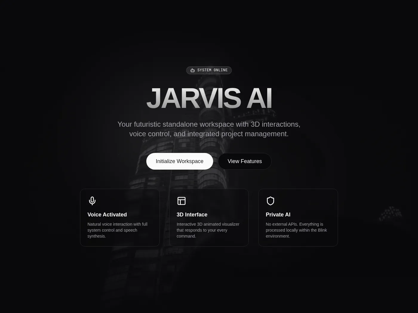 Jarvis AI Workspace