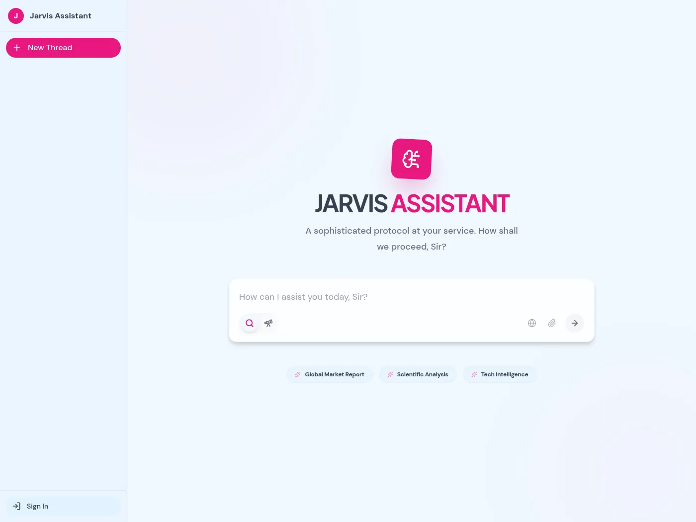 Jarvis Assistant Tool