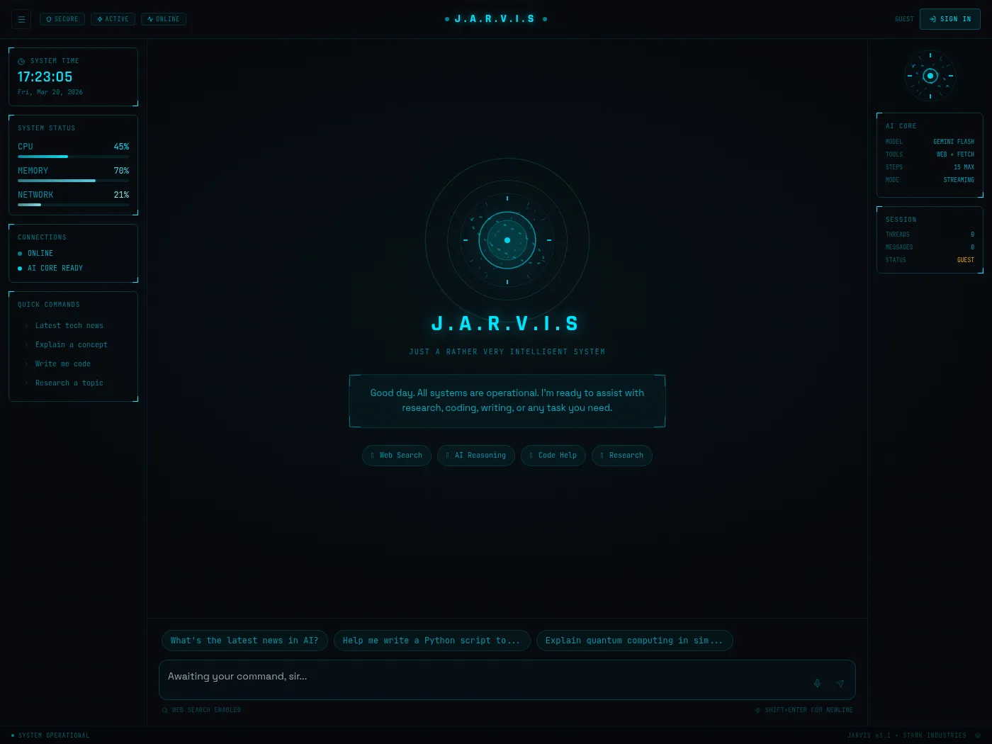 Jarvis Desktop Assistant