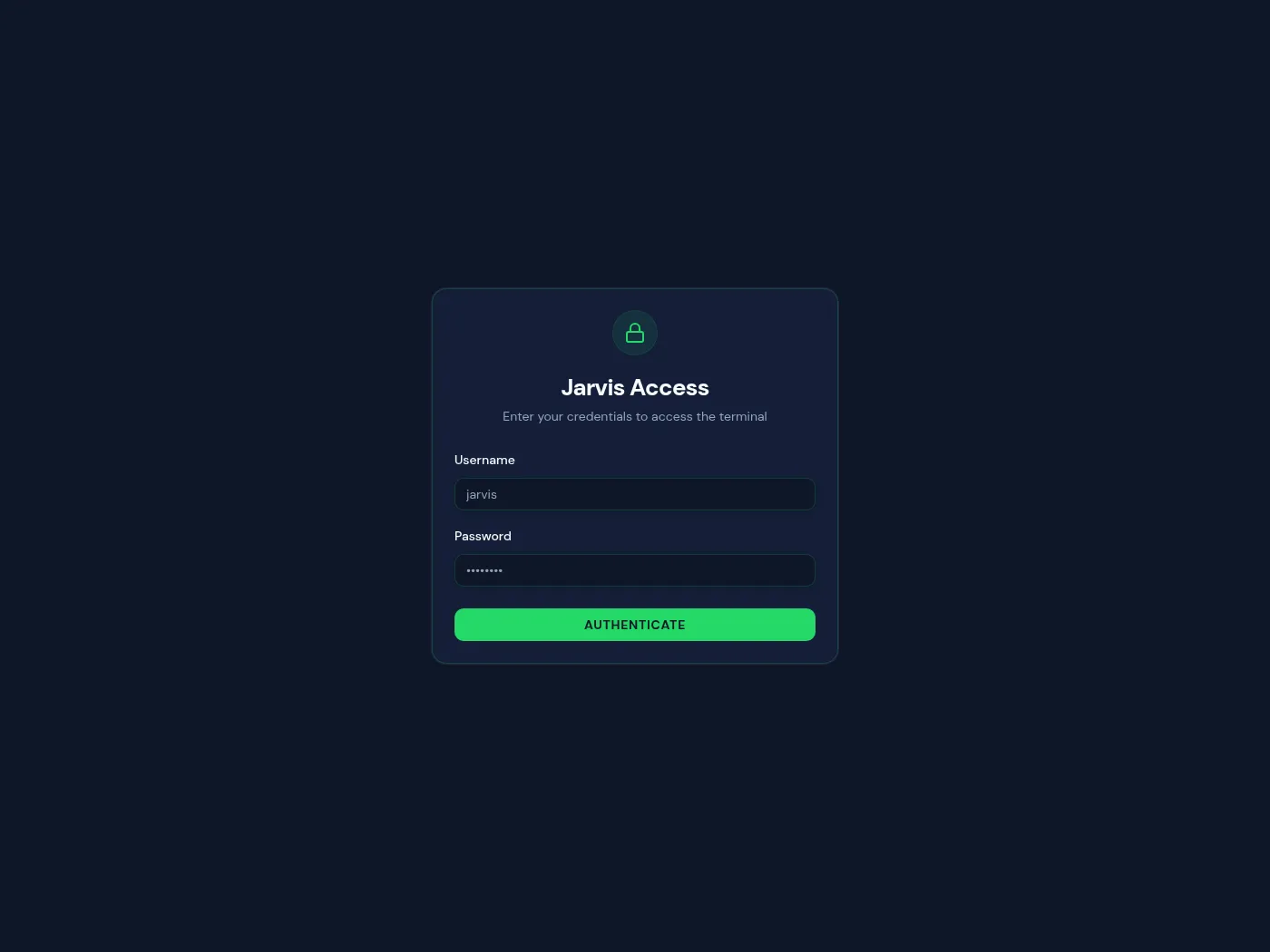 Jarvis Finance Dashboard