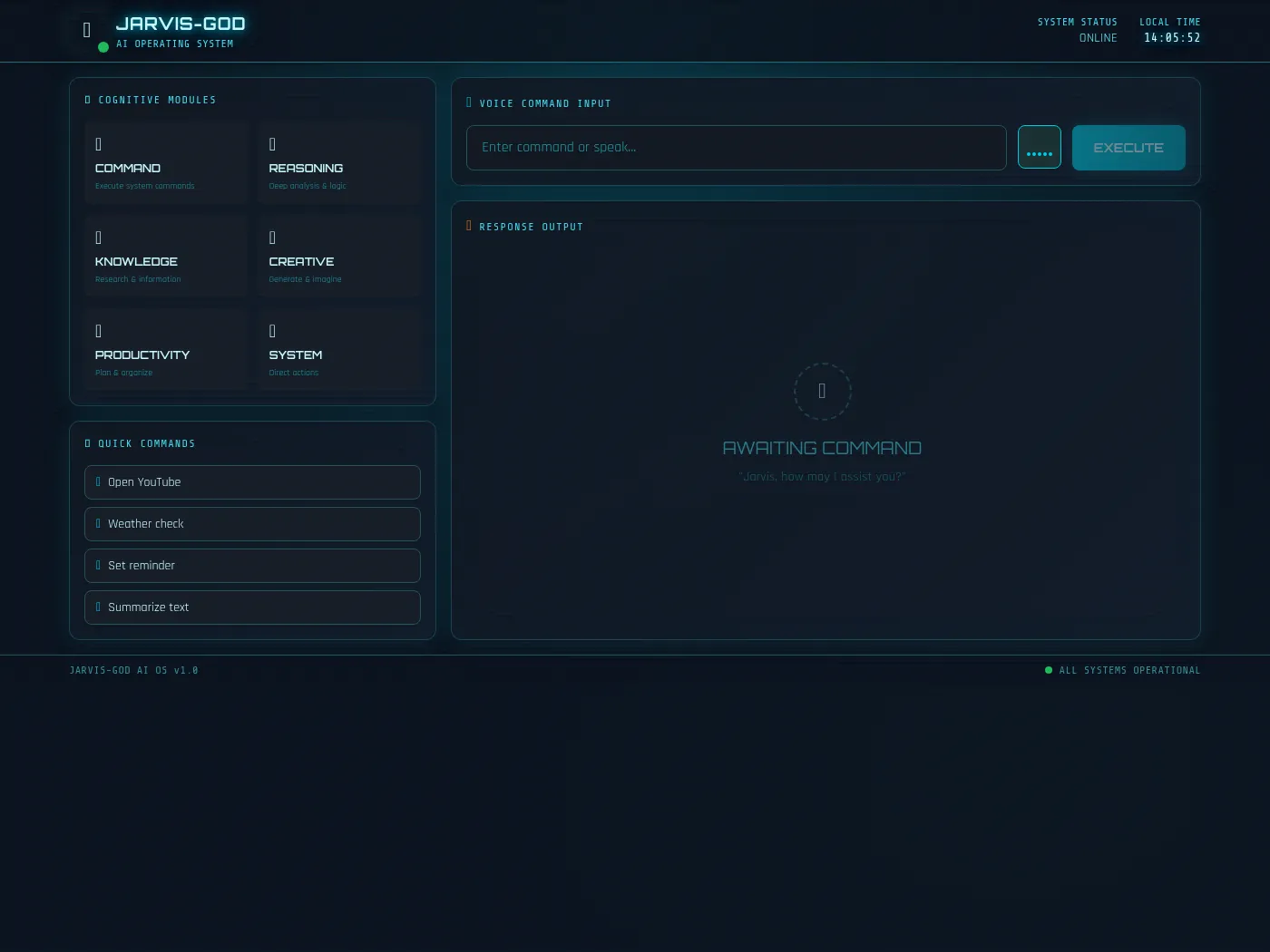 JARVIS-GOD AI OS