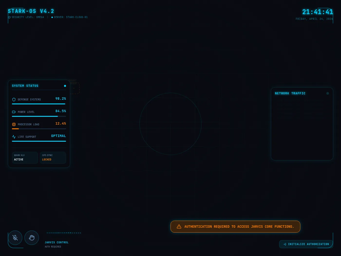 Jarvis HUD Assistant (Remix)