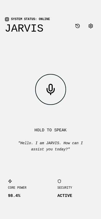 Voice Jarvis AI App