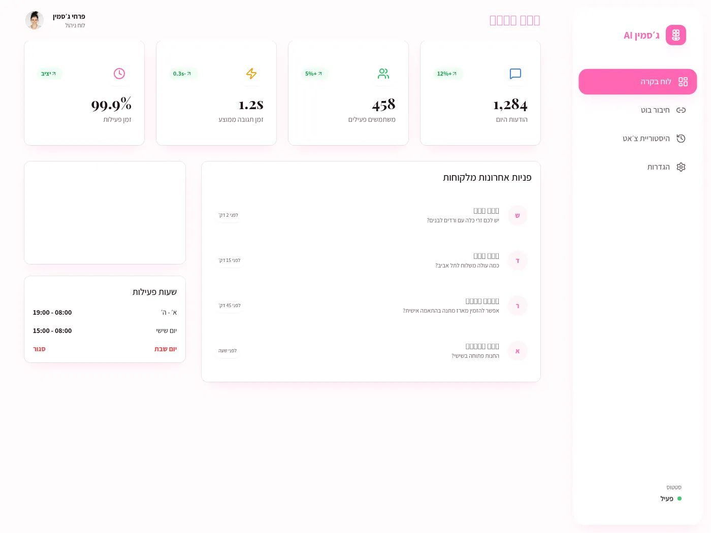 Jasmine BizBot AI