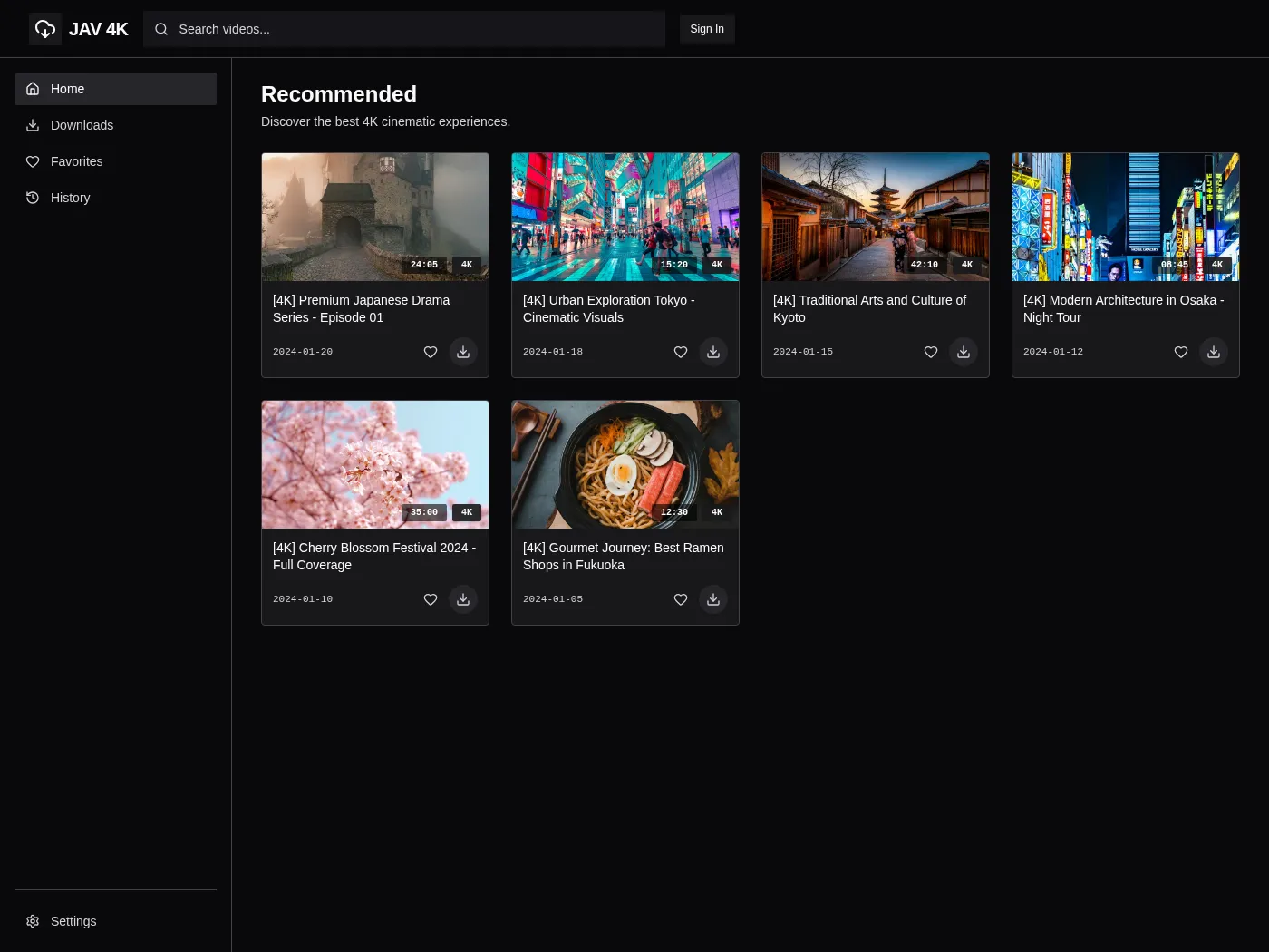 JAV 4K Downloader