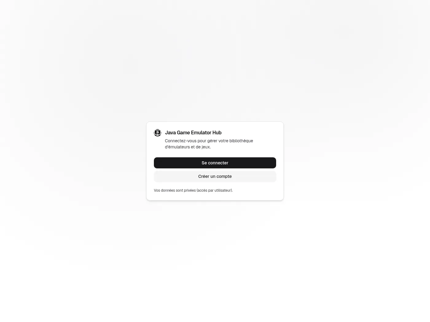 Java Game Emulator Hub