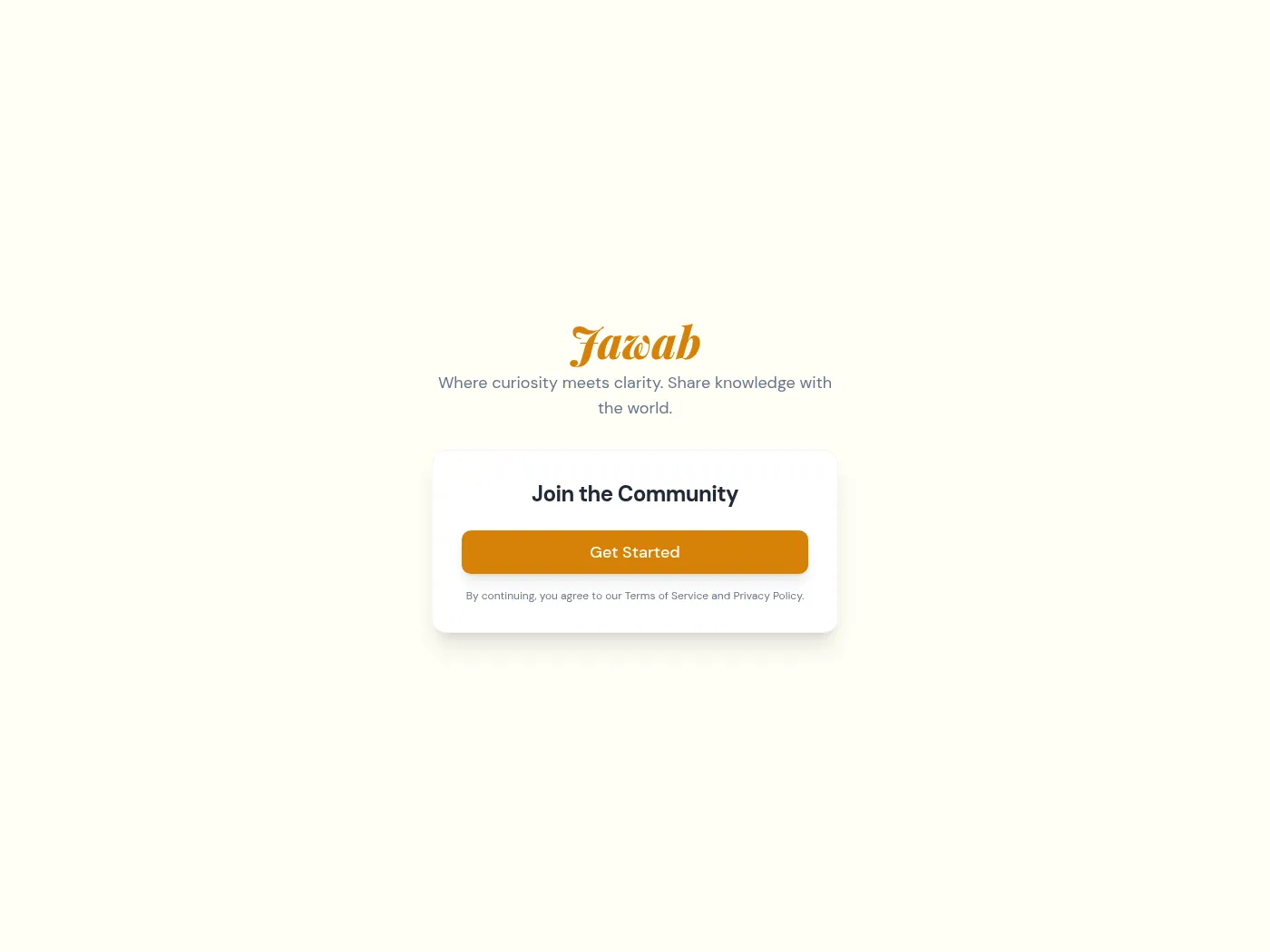 Jawab Q&A Hub