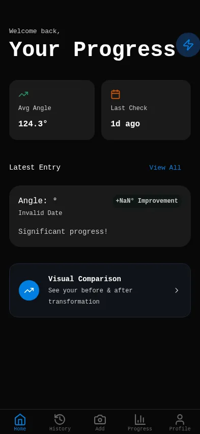 Jawline Tracker App
