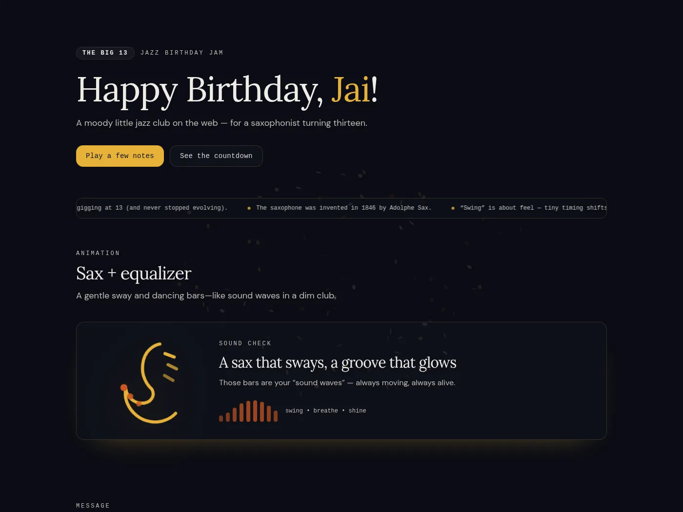 Jazz Birthday Jam