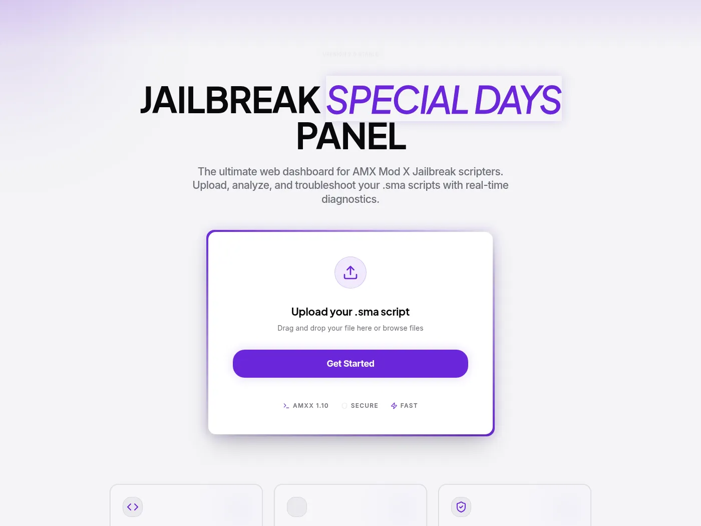 Jailbreak Special Days Panel