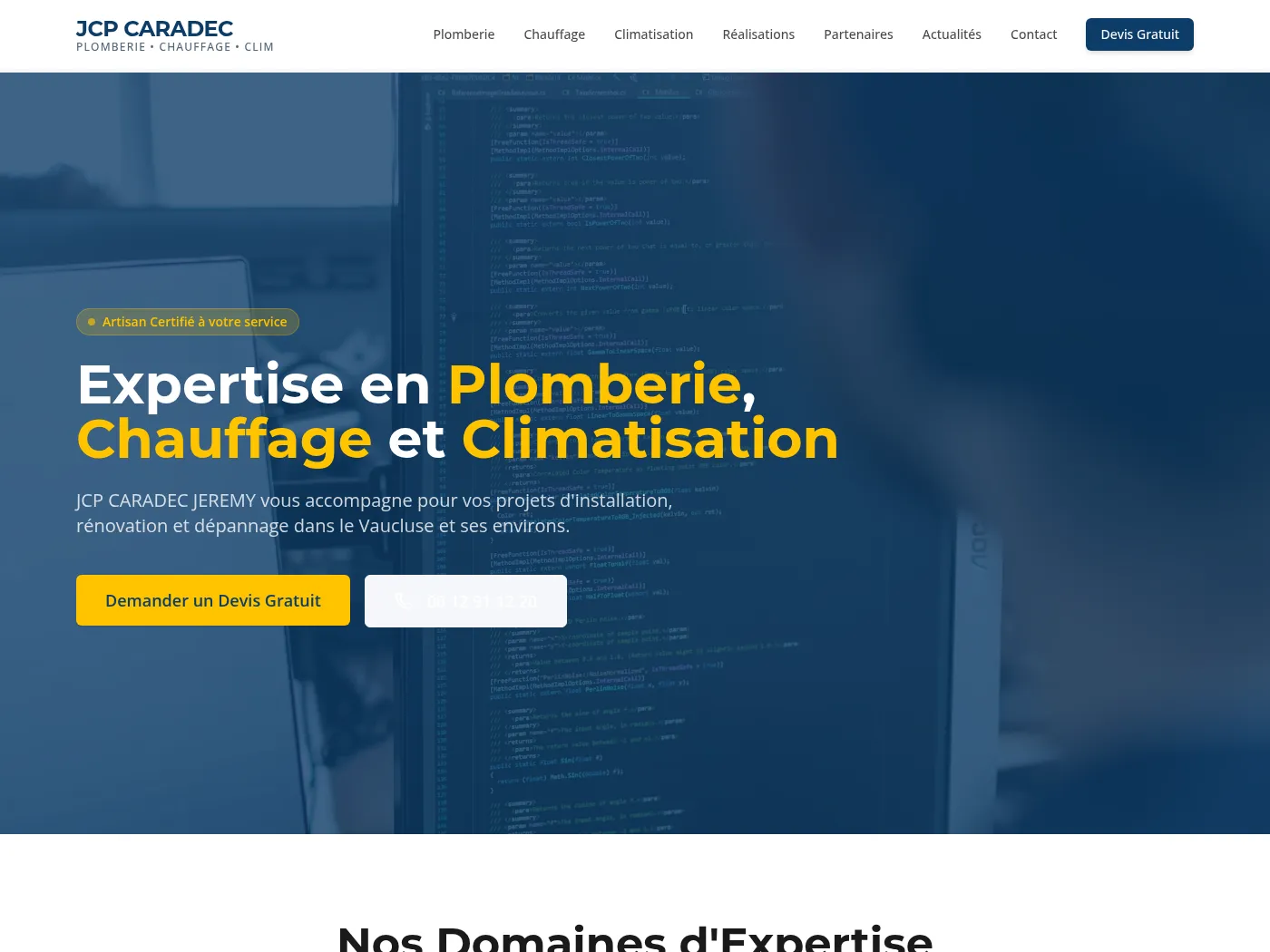 JCP Caradec Pro Site
