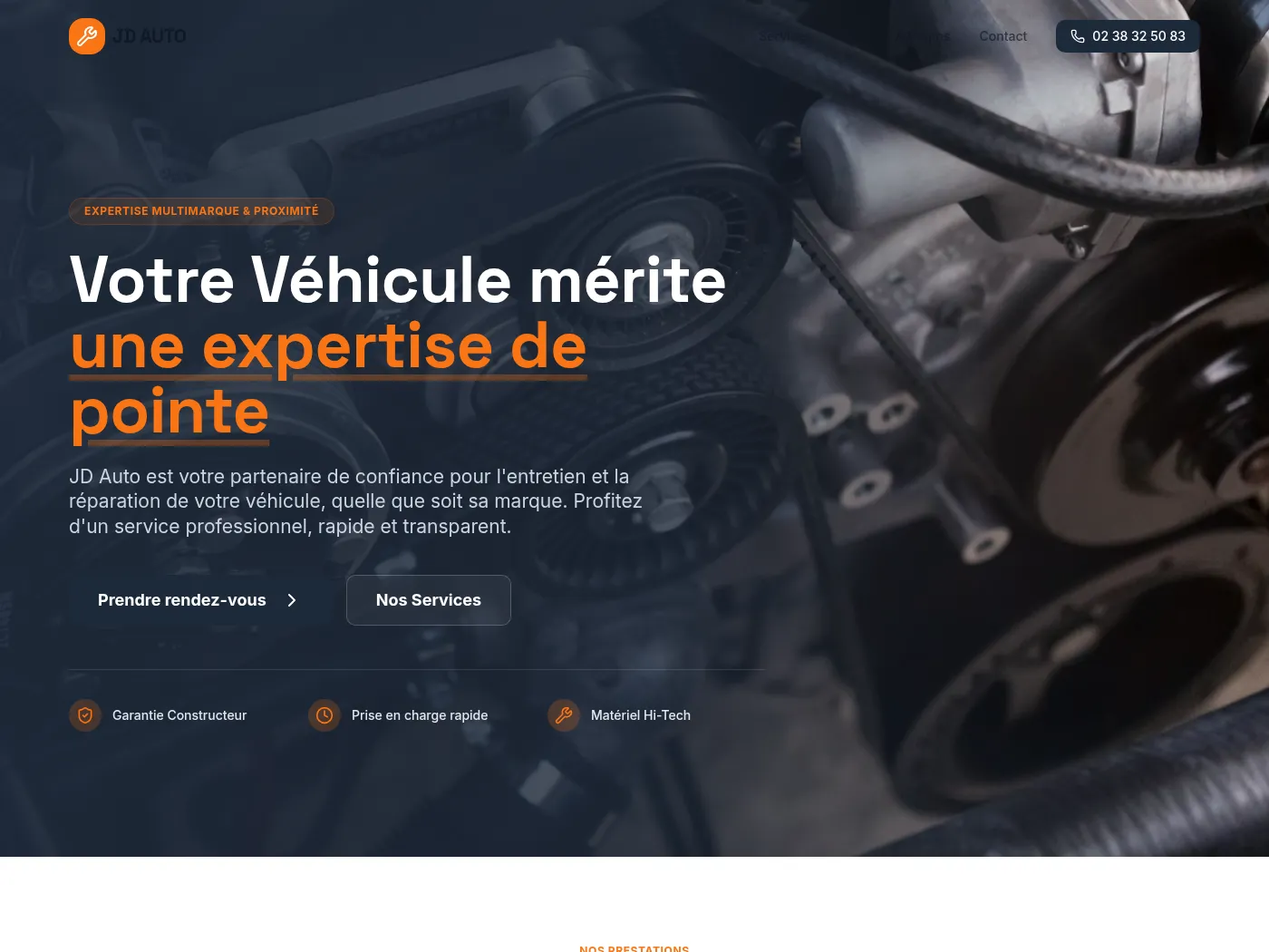 JD Auto Website