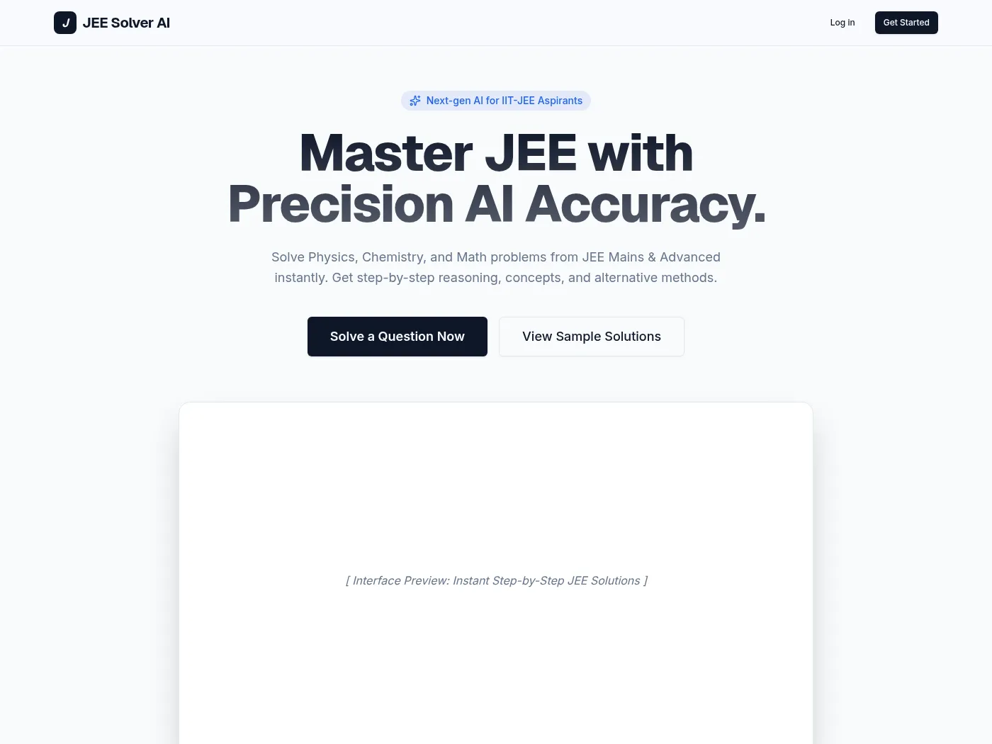 JEE AI Solver