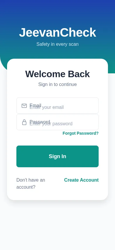 JeevanCheck AI Safety App