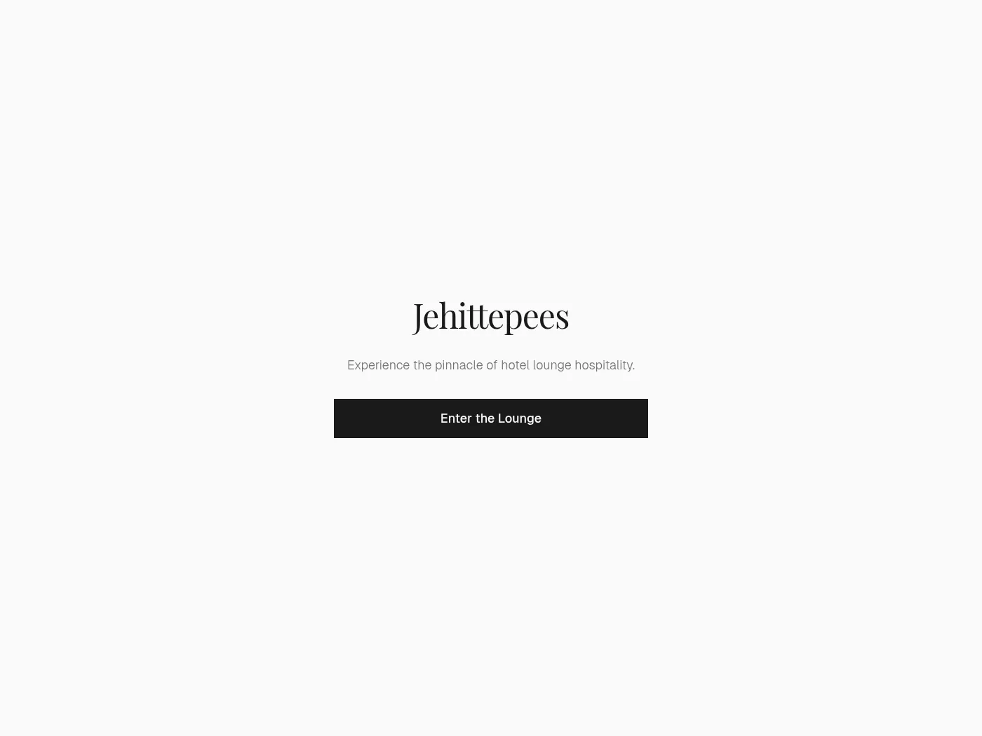 Jehittepees Hotel Lounge