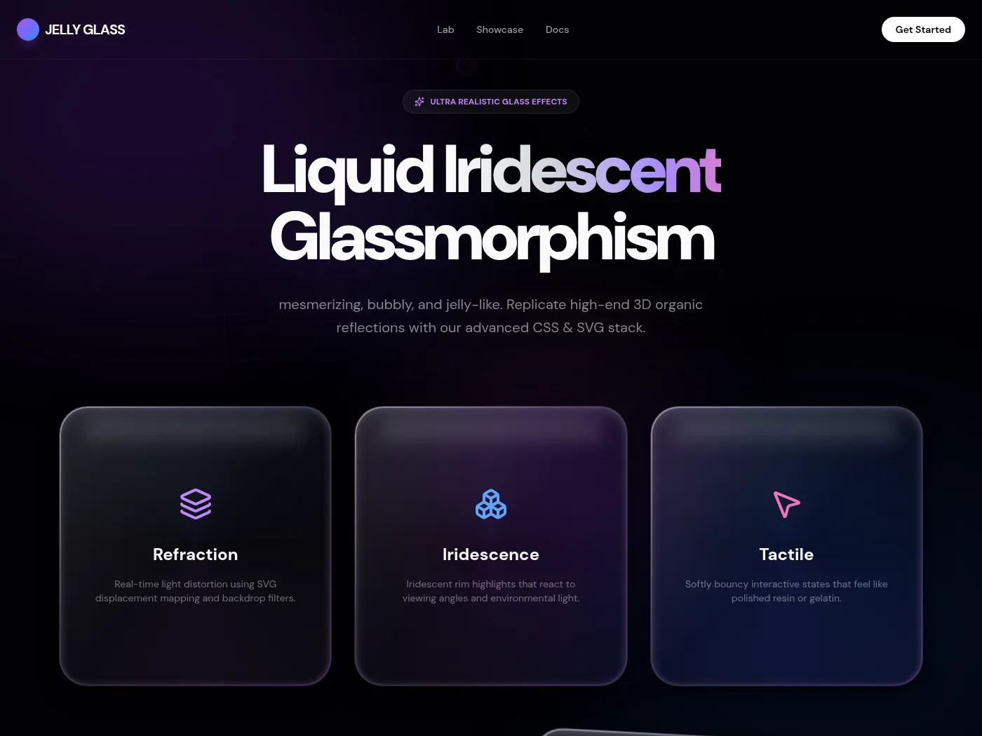 Jelly Glassmorphism FX
