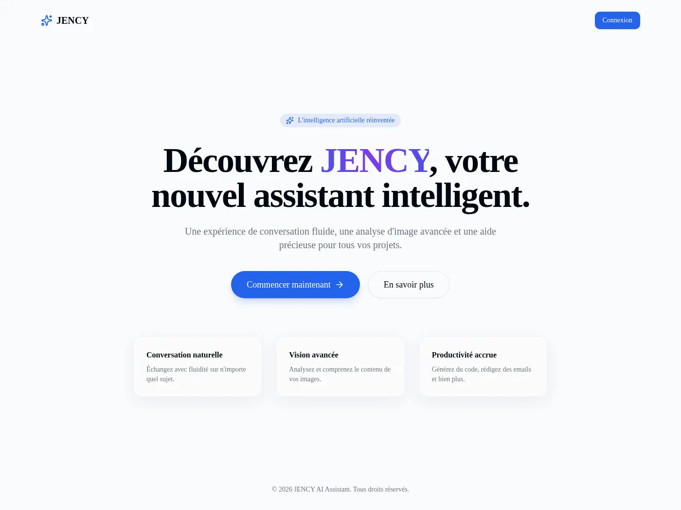 JENCY AI Assistant