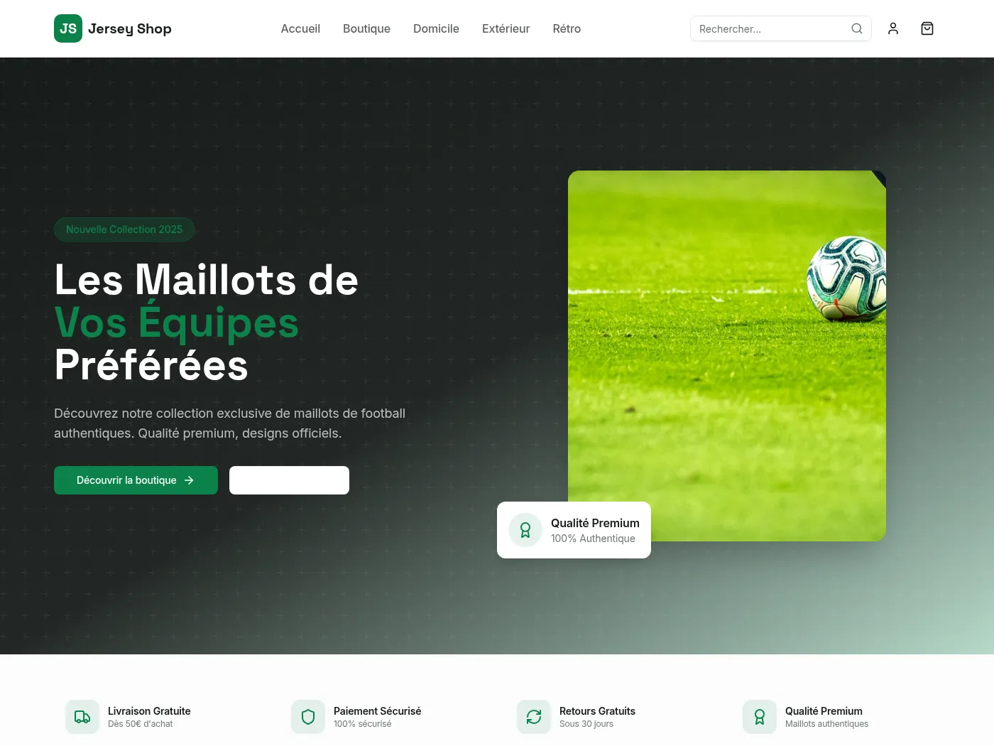 Jersey Shop Revamp
