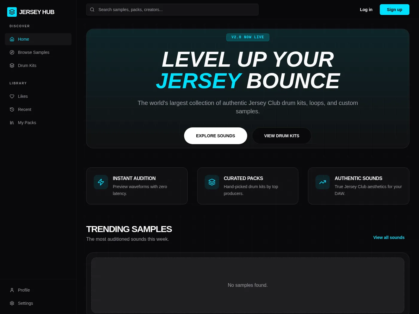 Jersey Club Sample Hub