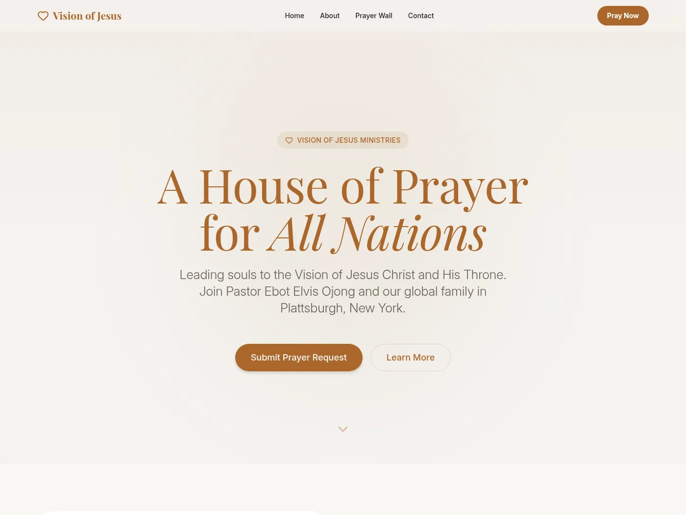 Vision of Jesus Ministries