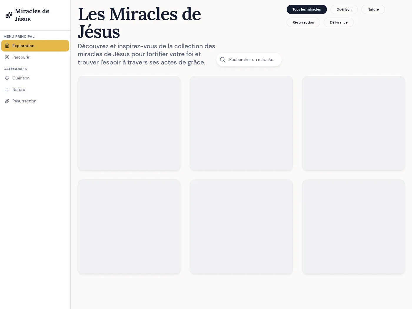 Miracles of Jesus App