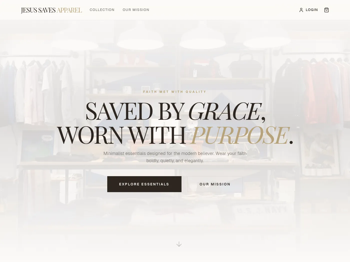 Jesus Saves Apparel