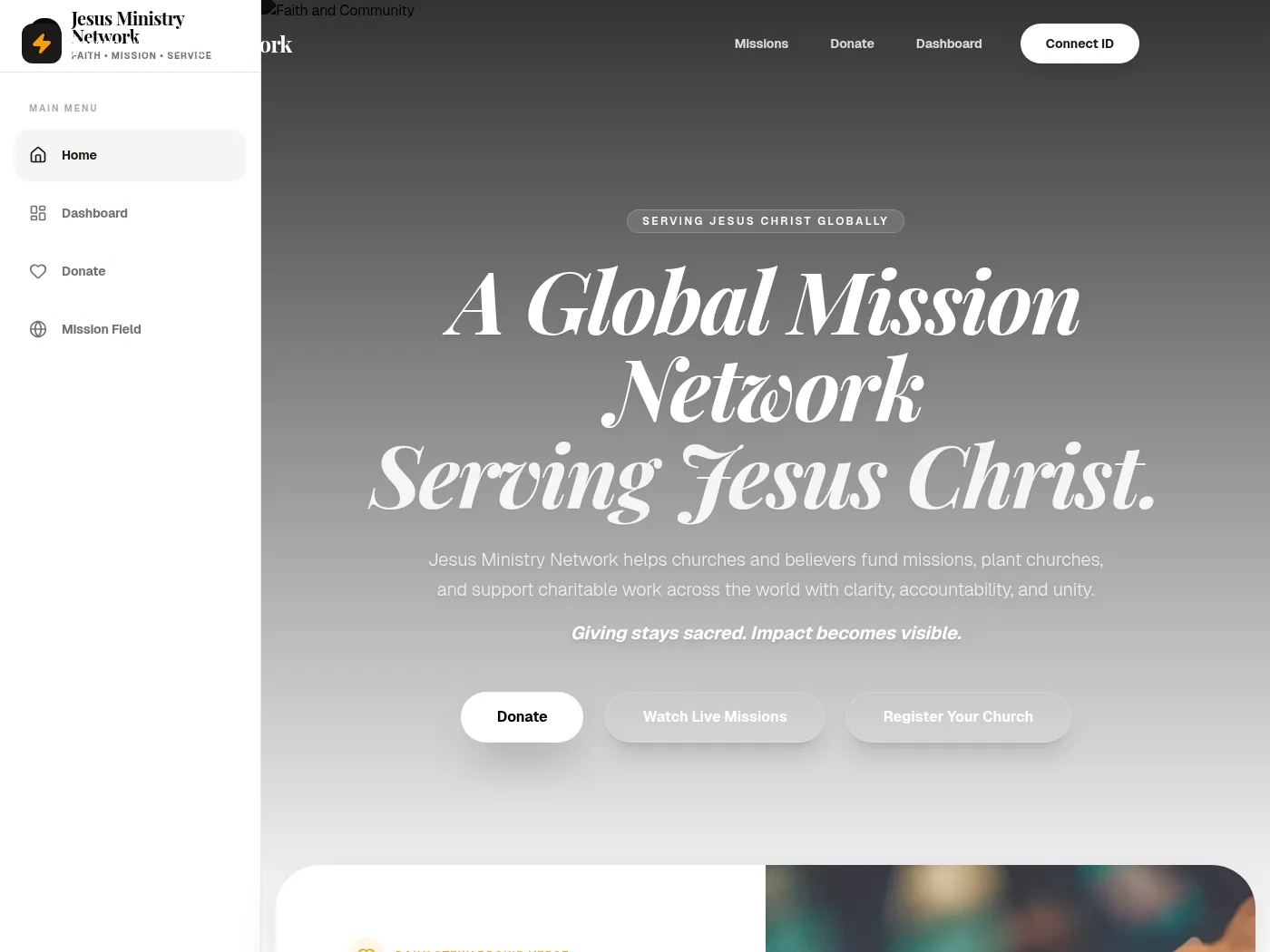 Jesus Token Giving Hub