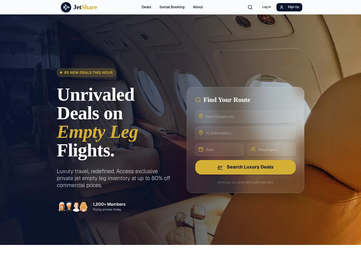 Empty Leg Jet Deals