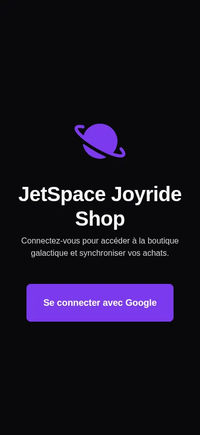 JetSpace Joyride Shop