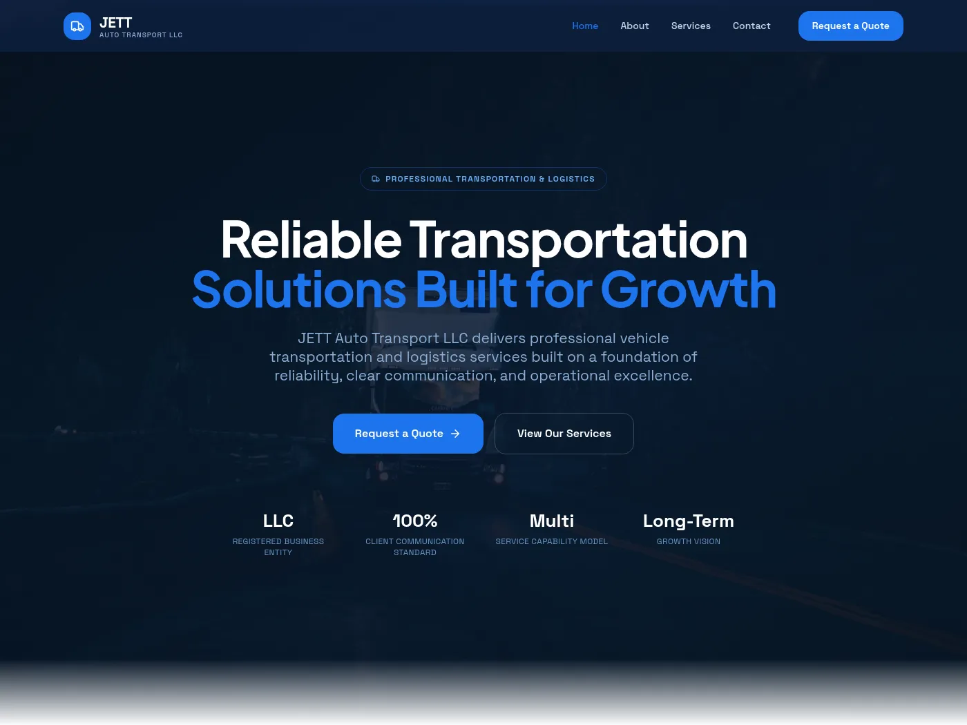 JETT Auto Transport Site