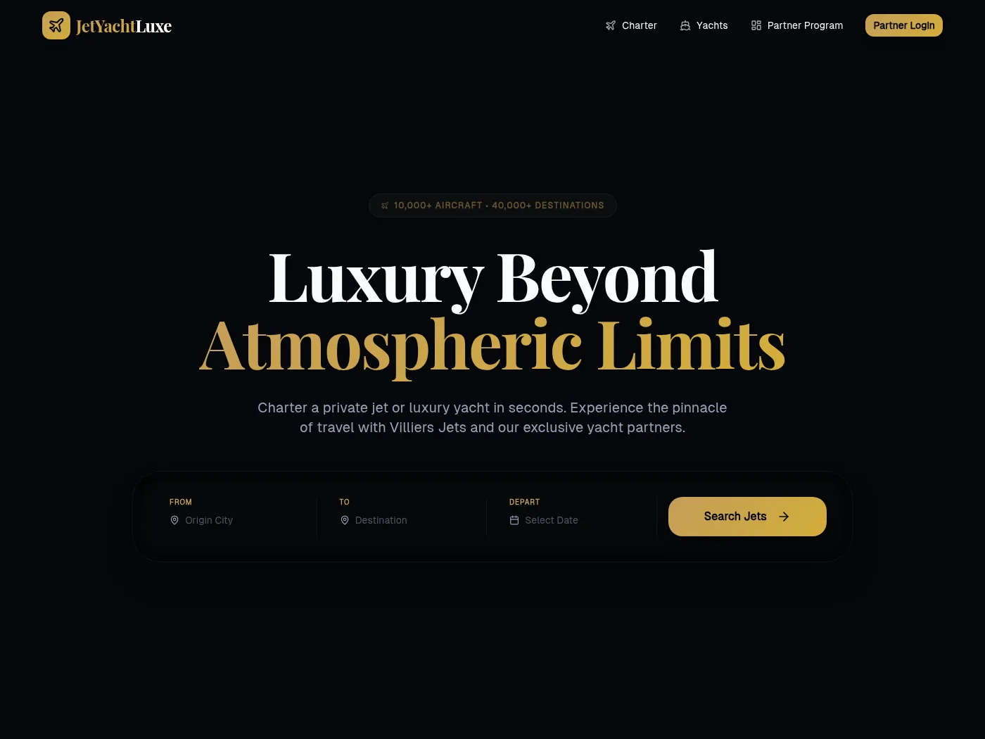 JetYacht Luxe Portal
