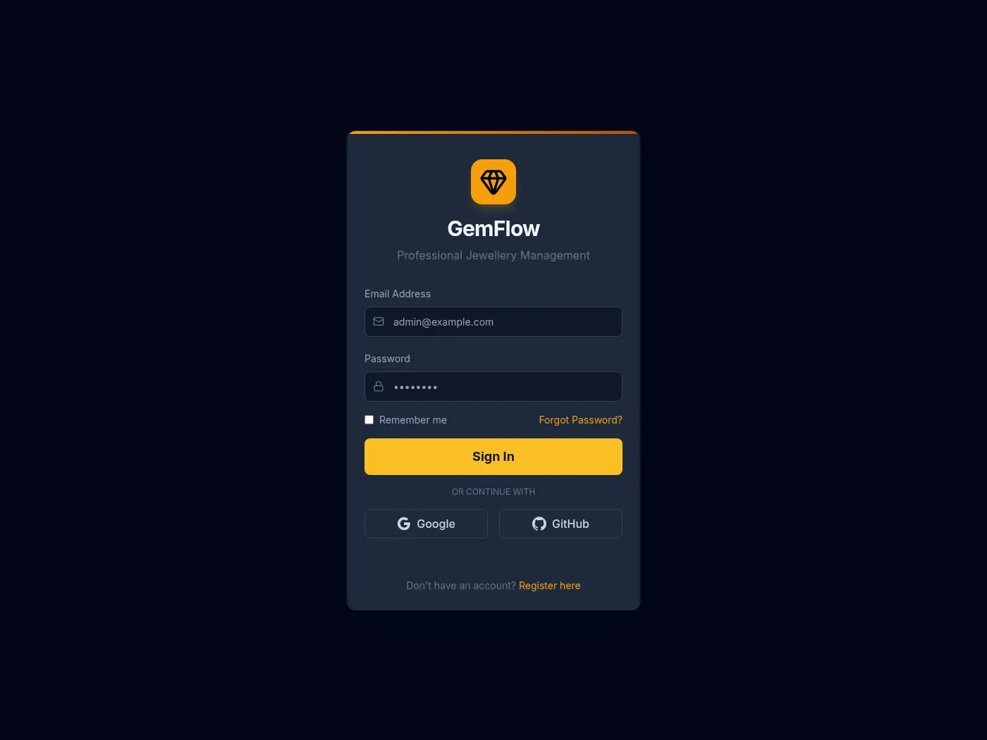 GemFlow Manager