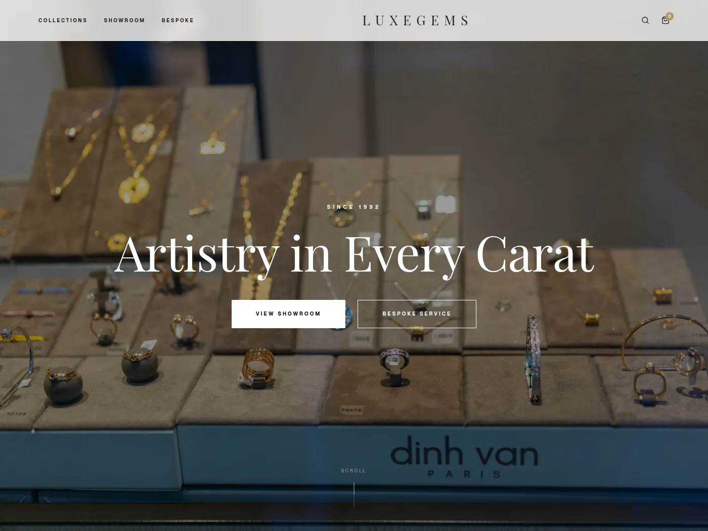 LuxeGems Website
