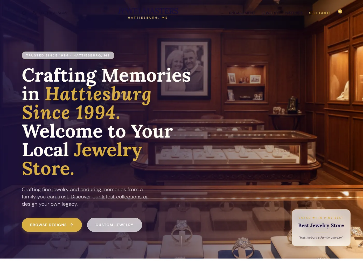 JewelMasters Welcome Page