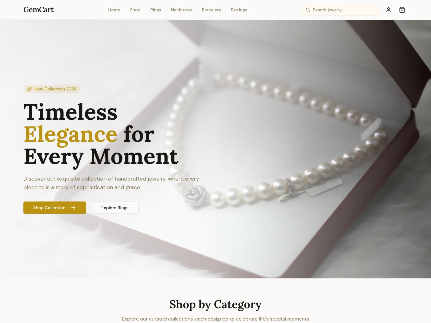 GemCart Jewelry Store
