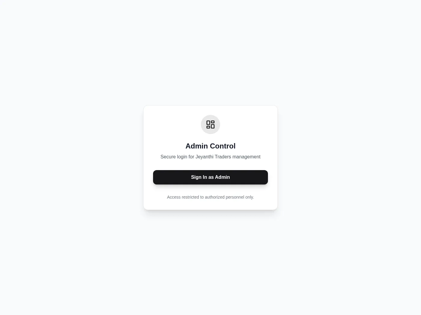 Jeyanthi Traders Backend