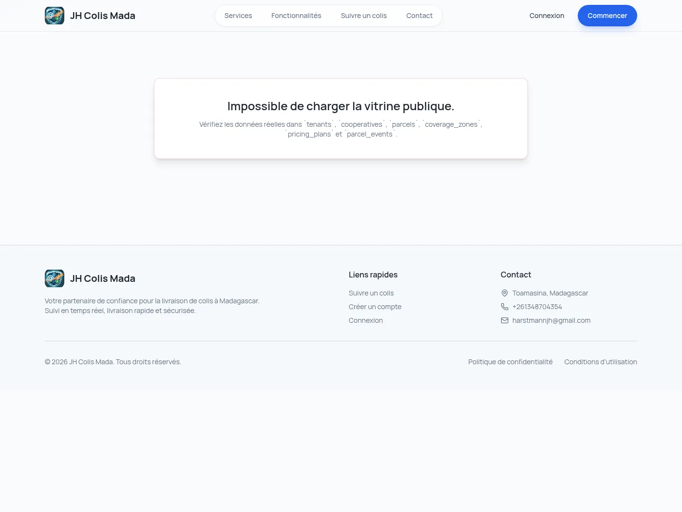 Colis Mada Platform