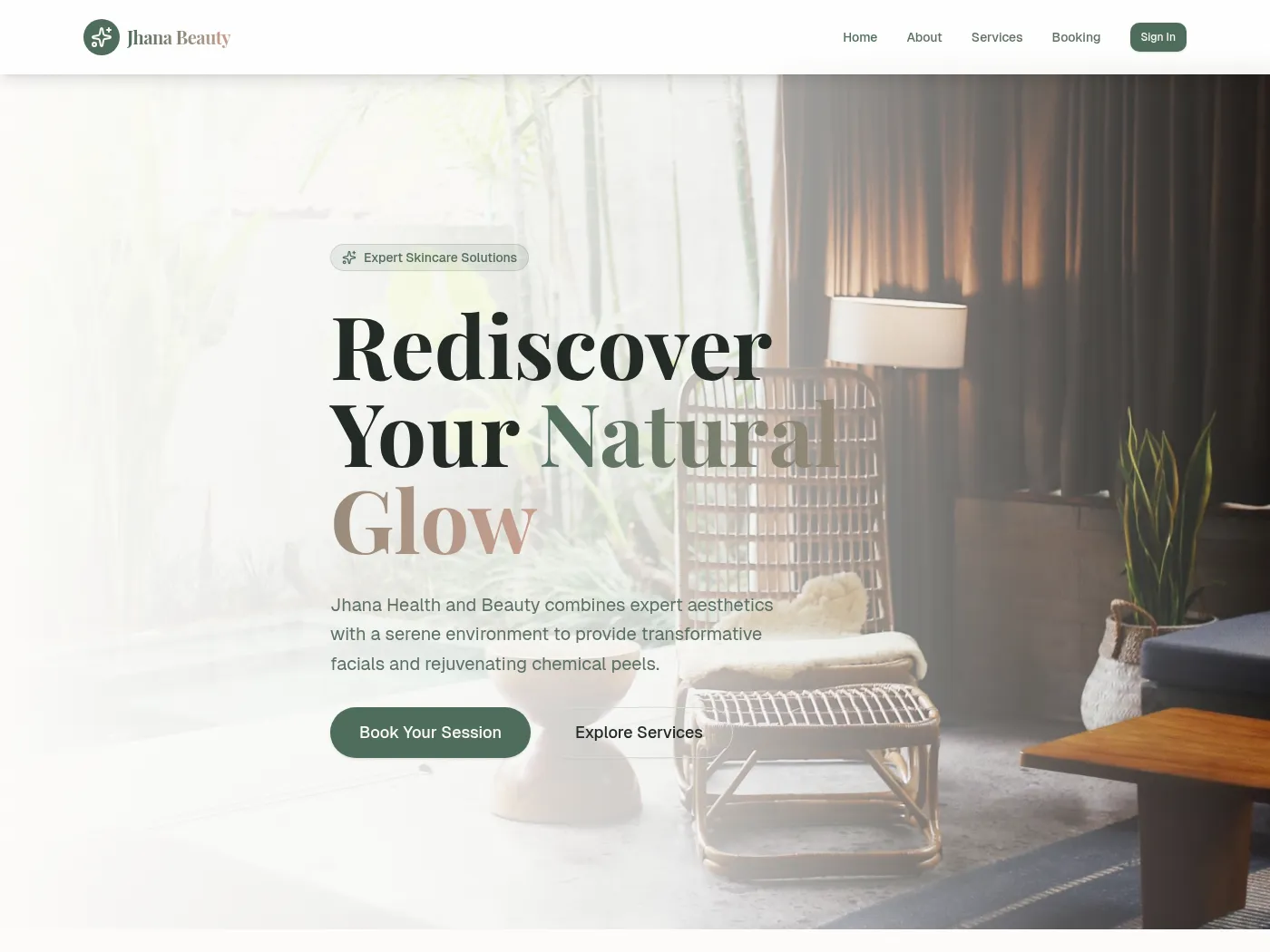 Jhana Beauty Website