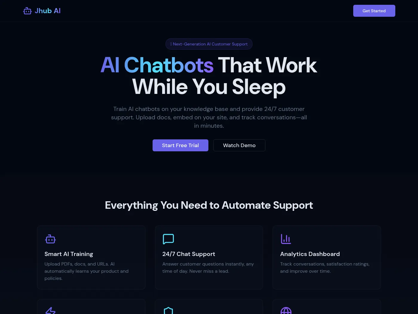 Jhub AI Chatbot Suite