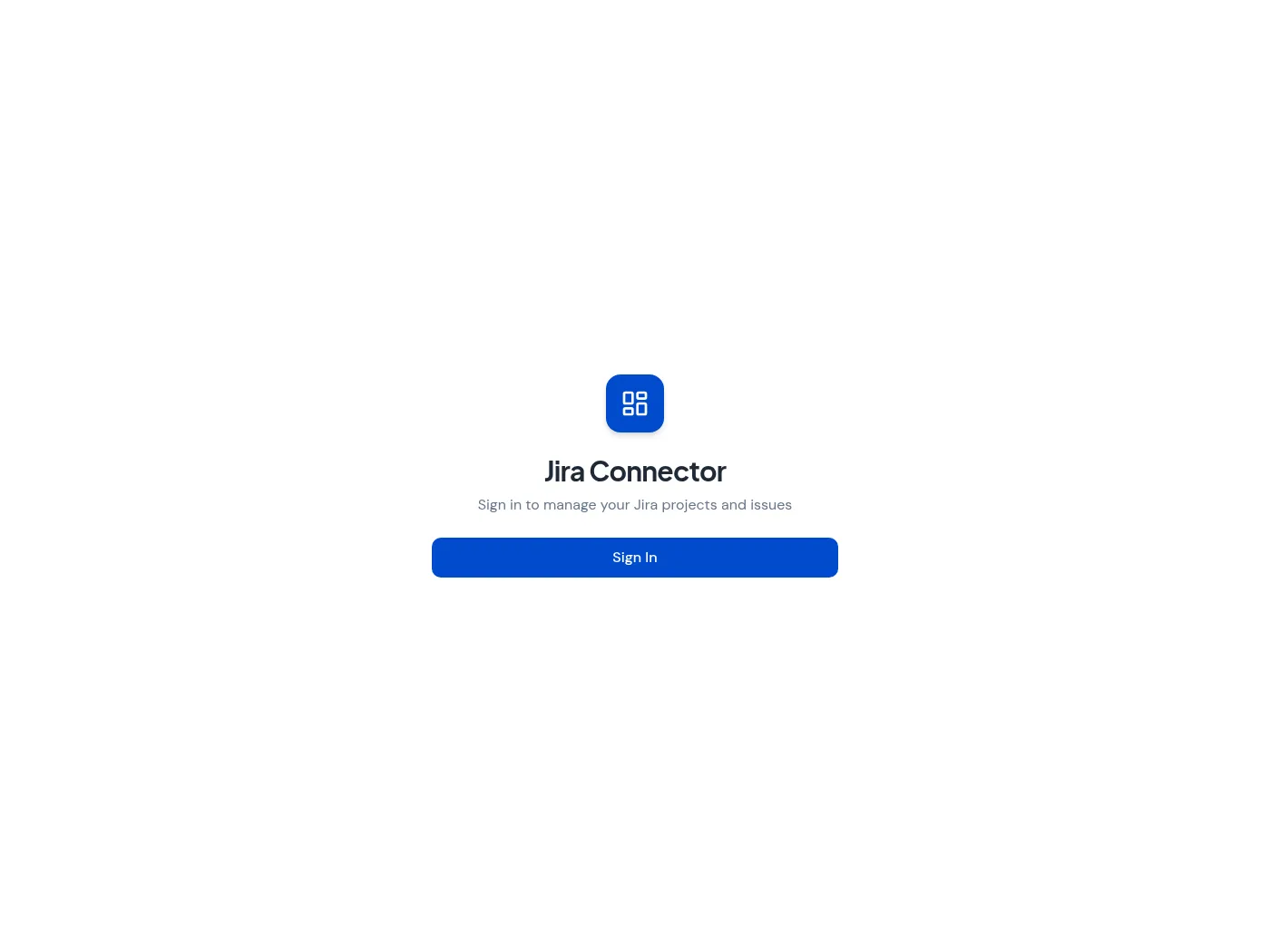 JIRA Connector Web