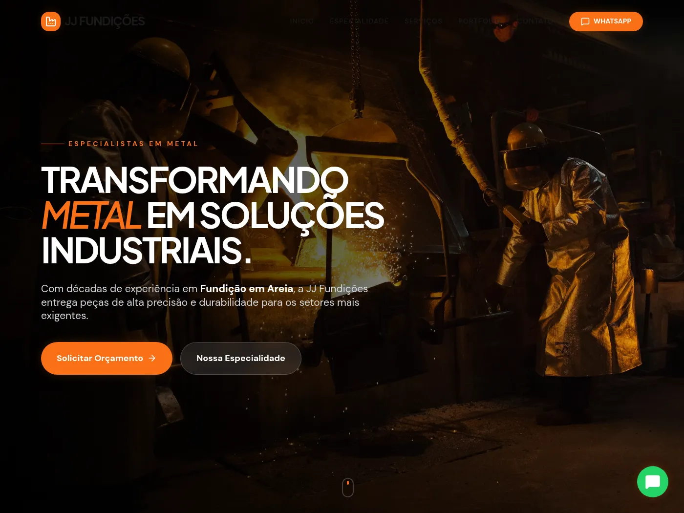 JJ Foundry Website