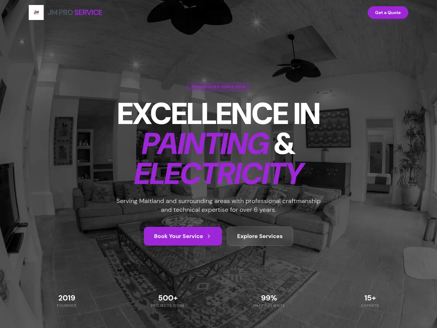 JM Pro Service Site